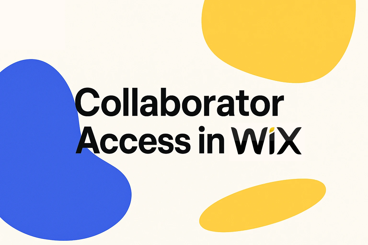 Adding Delegate Access to Your Wix Account • Austin Web & Design